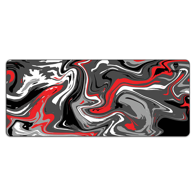 LANGTU SMOOTH SURFACE Mixing Colors Extended Stitched Edge Mouse Pad ...